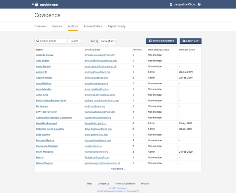 Organizations | Covidence - Better systematic review management