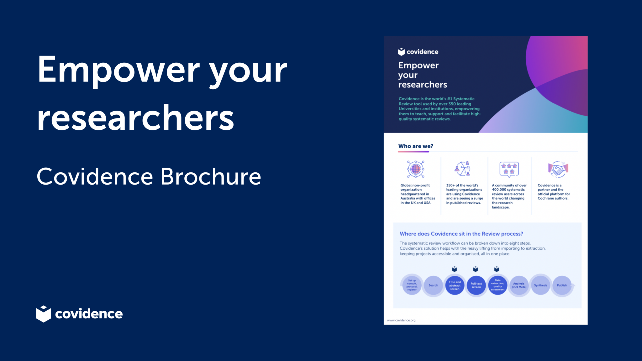 Covidence Brochure - Covidence