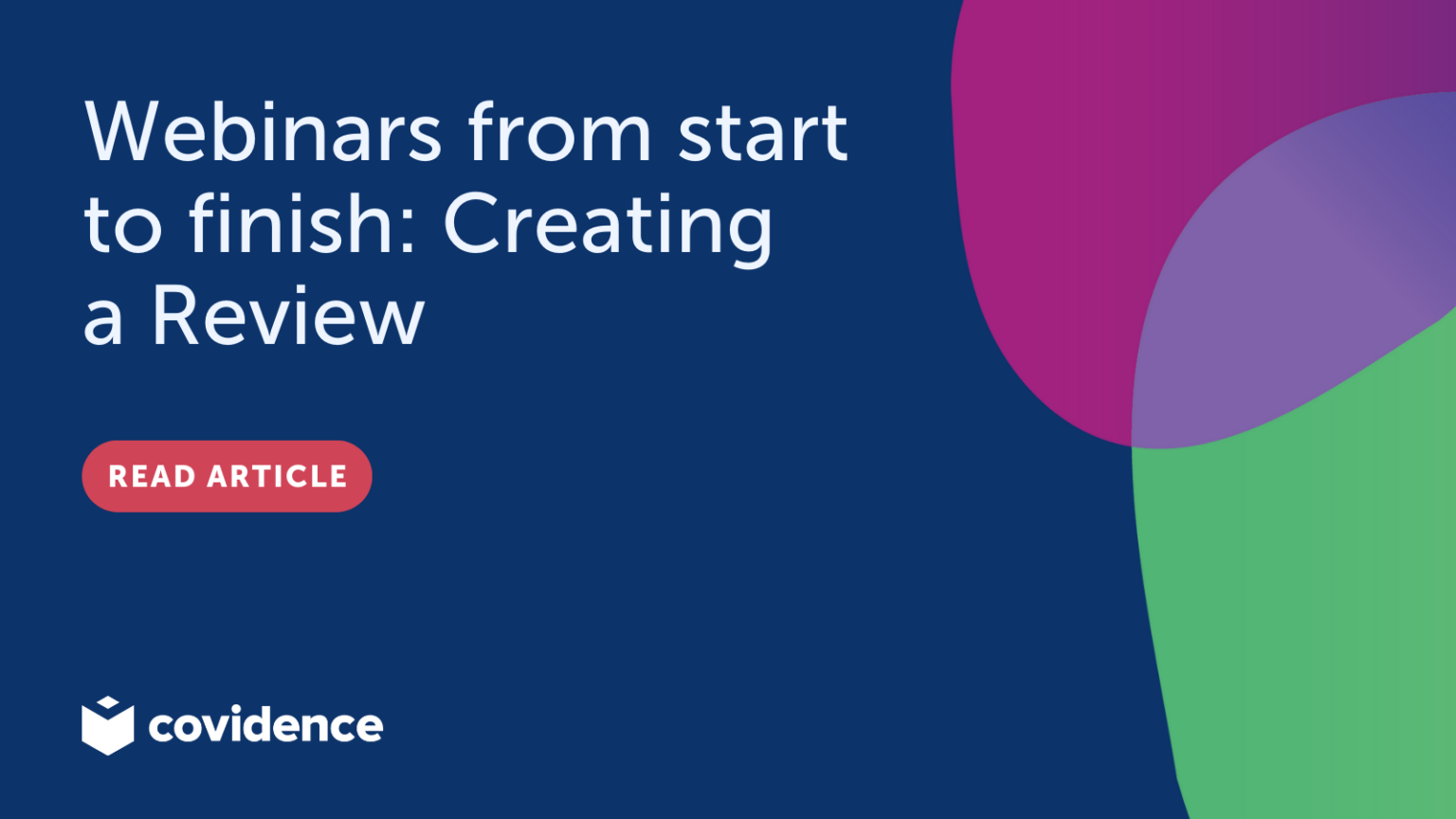 How to extract study data for your systematic review - Covidence