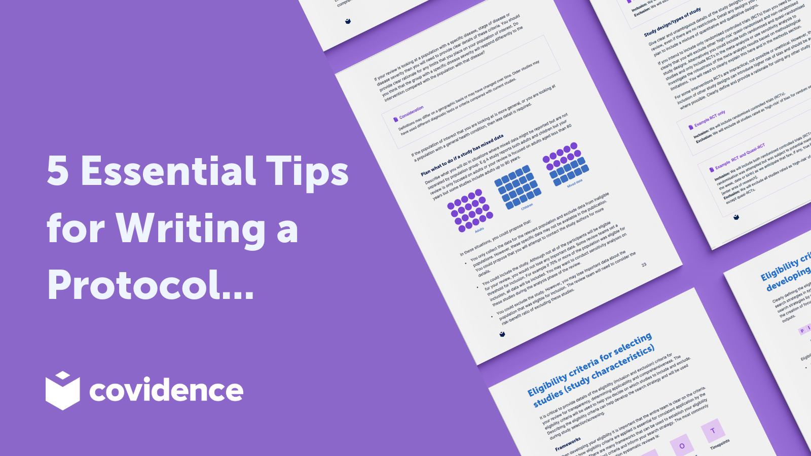 5 Essential Tips for Writing the Protocol for Your Systematic Review